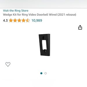 Ring | Other | Ring Video Doorbell Wedge Kit | Poshmark
